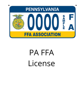 FFA License Plate | PA FFA